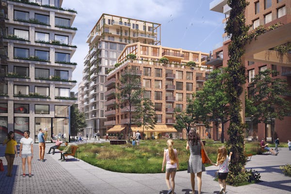 Consortium sluit overeenkomst voor bouw van 6.000 woningen in Merwede